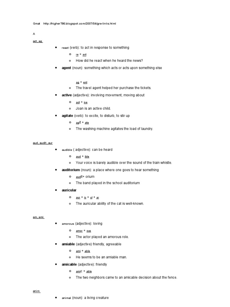 TOEFL Essential Words | PDF | Verb | Adjective