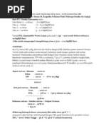 Rumus Menghitung IWL | PDF