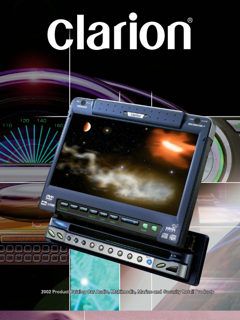 Clarion 2002 Catalog | PDF | Compact Disc | Equalization (Audio)