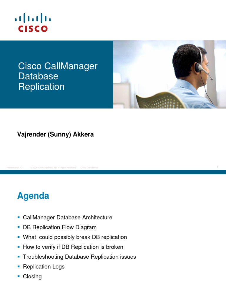 Callmanager Database Replication | PDF | Replication (Computing ...