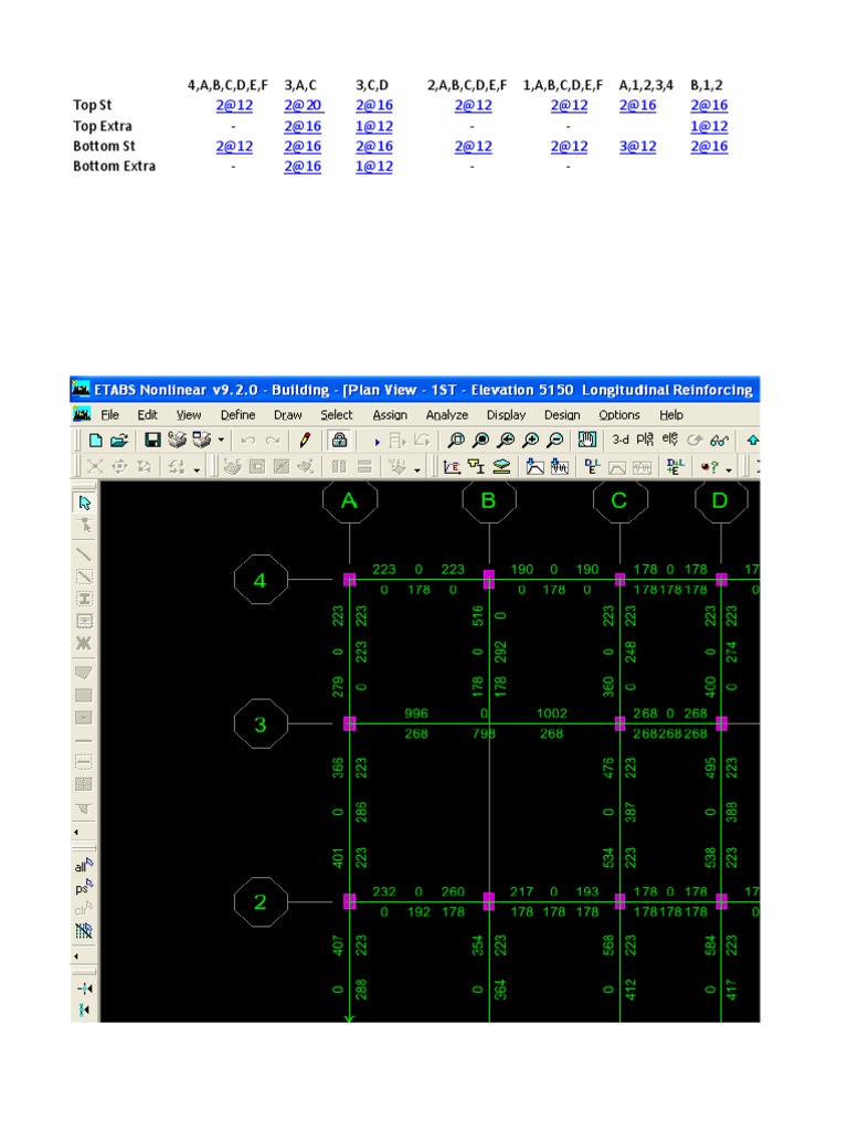 Revised Beam Layout With Revised Depths | PDF | Teaching Methods ...