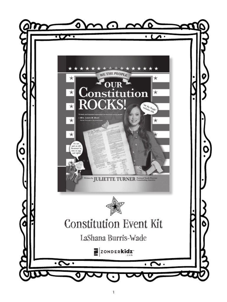 Our Constitution Rocks Event Kit | PDF | United States Constitution | Cakes