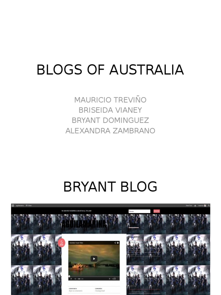 Blogs of Australia | PDF