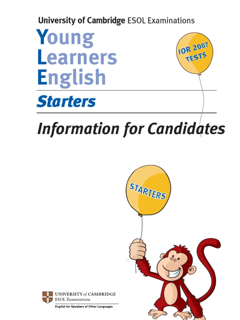 Cambridge A1 English Info | PDF