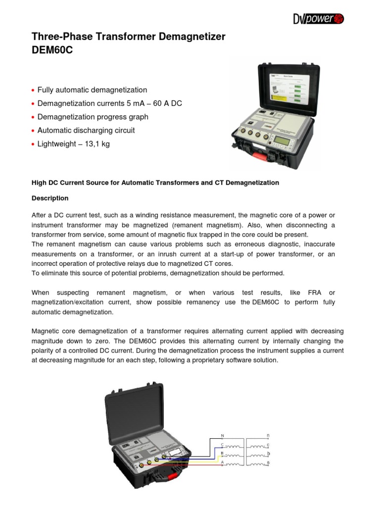 Automatic Transformer Demagnetizer Under 40 Characters | PDF ...