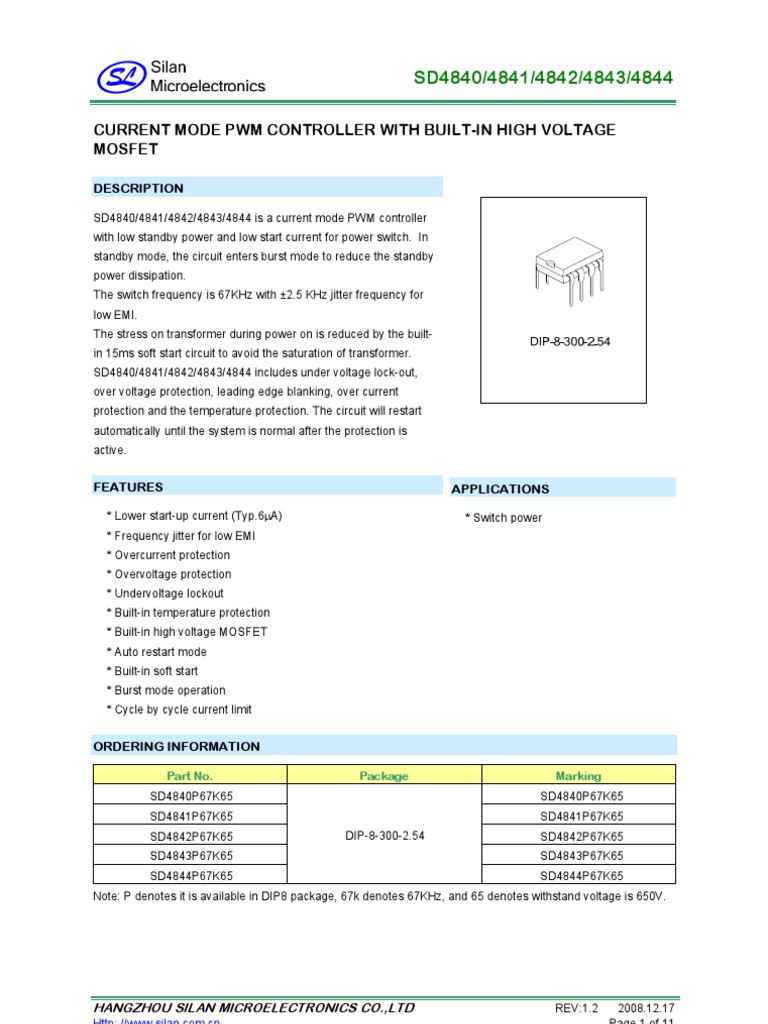 SD4840 4841 4842 4843 4844 | PDF | Electric Power | Physical Quantities SD4840 4841 4842 4843 4844 | PDF | Electric Power | Physical Quantities