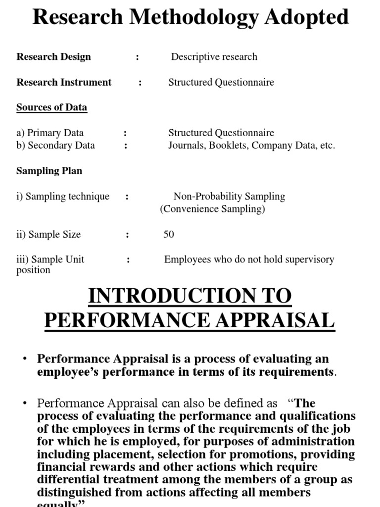 Introduction To Performance Appraisal... PPT by DPK Rana | PDF ...