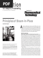 Steam Sterilization in Place Guide | PDF | Verification And Validation ...