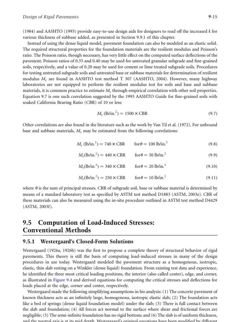 CBR Correlations With MR | PDF | Road Surface | Stress (Mechanics)