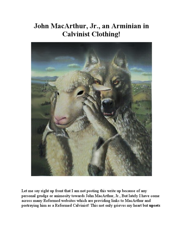 John MacArthur An Arminian in Calvinist Clothing | PDF | Perseverance ...
