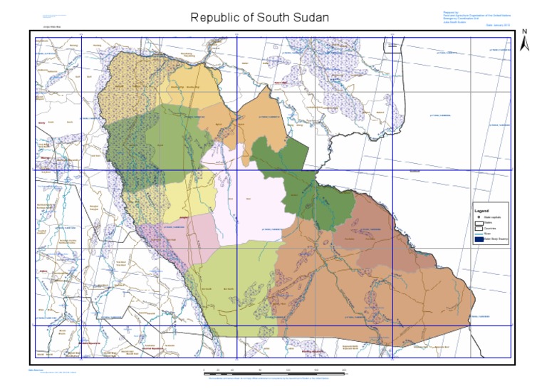 Jonglei State Map | PDF | Nature | Business