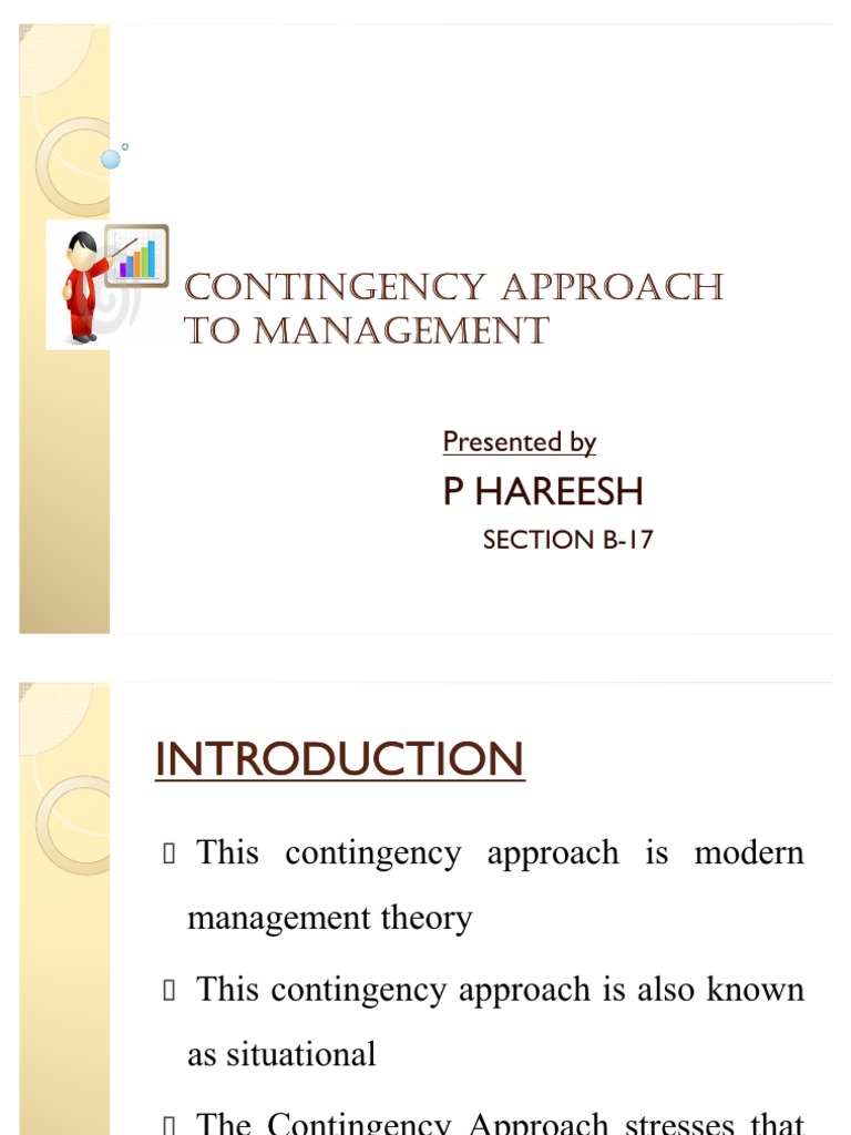 Contingency Approach To Management | PDF
