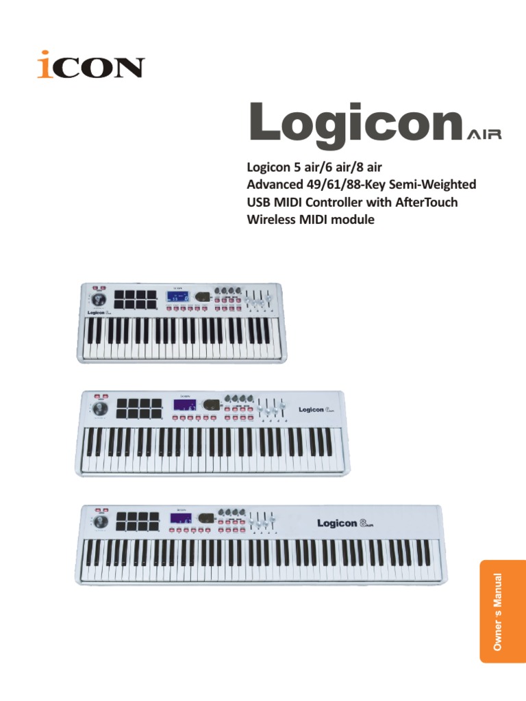 Icon Logicon User Manual | PDF | Synthesizer | Usb