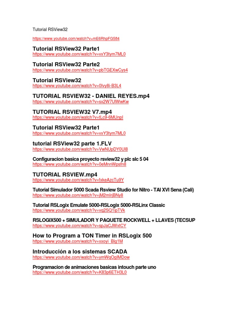 Tutorial Rsview32 Pdf