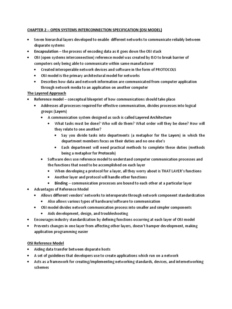 Network+ Chapter 2 Notes | PDF | Computer Network | Transmission ...