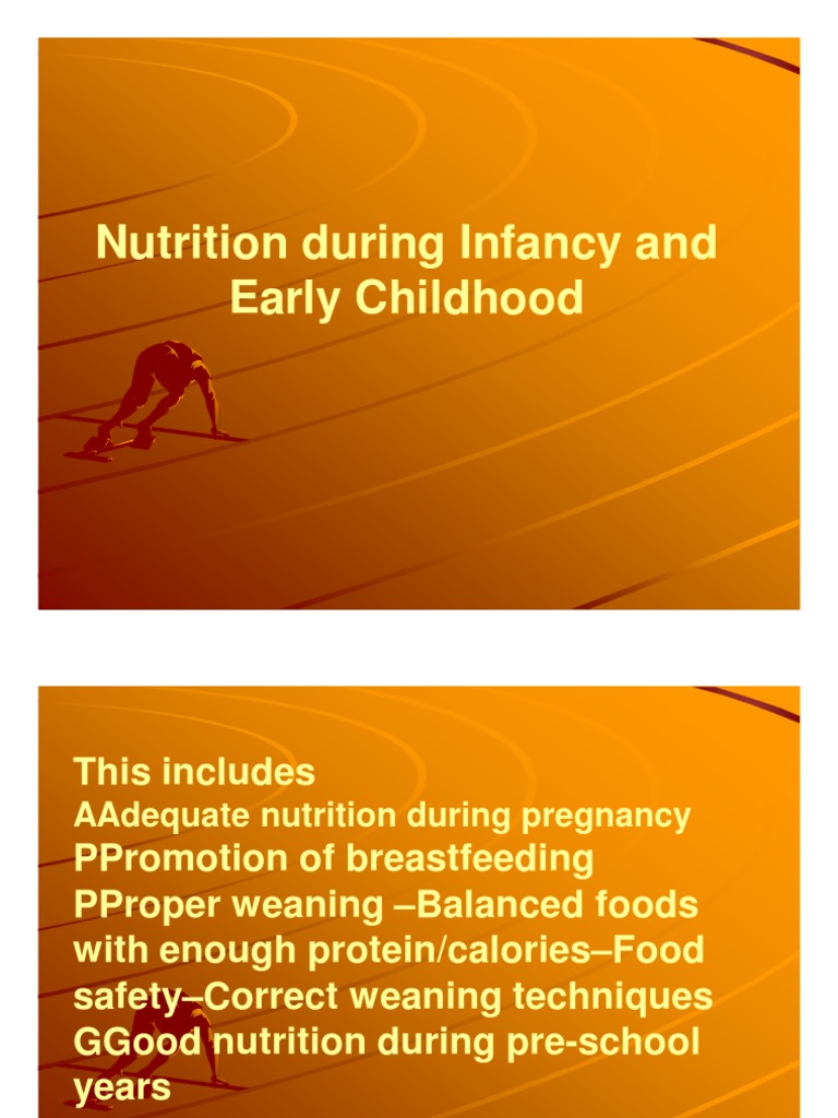 Nutrition during Infancy and Early Childhood.pdf | Nutrition ...