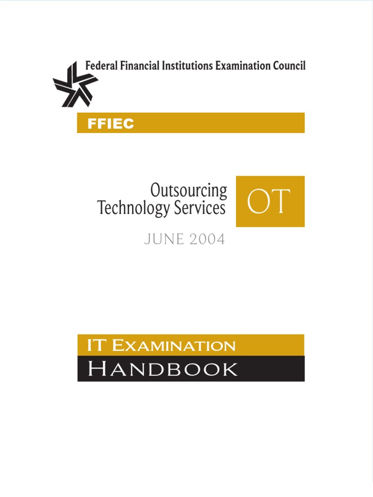 FFIEC Outsourcing Technology Services Guide | PDF | Service Level ...
