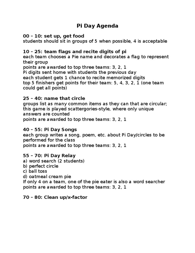 Pi Day Fun for Students | PDF