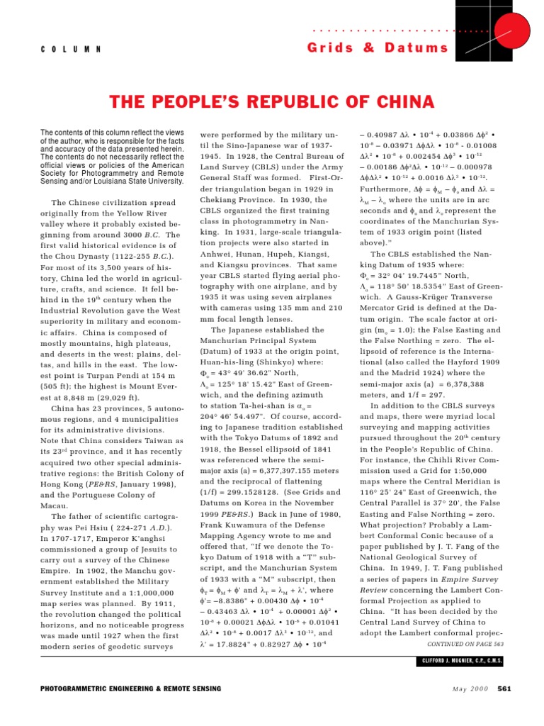 05 2000 China | PDF | Latitude | Infographics