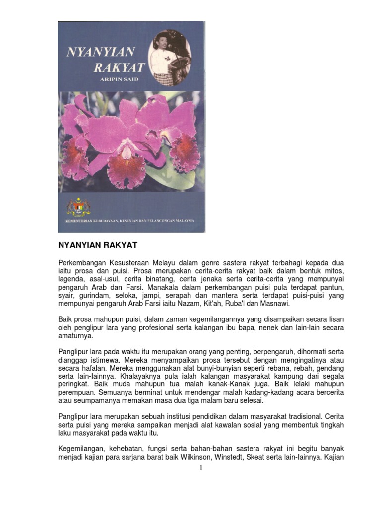 Nyanyian Rakyat | PDF