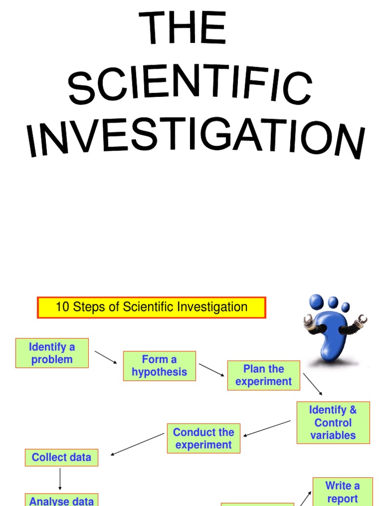 Steps of Scientific Investigation Guide | PDF