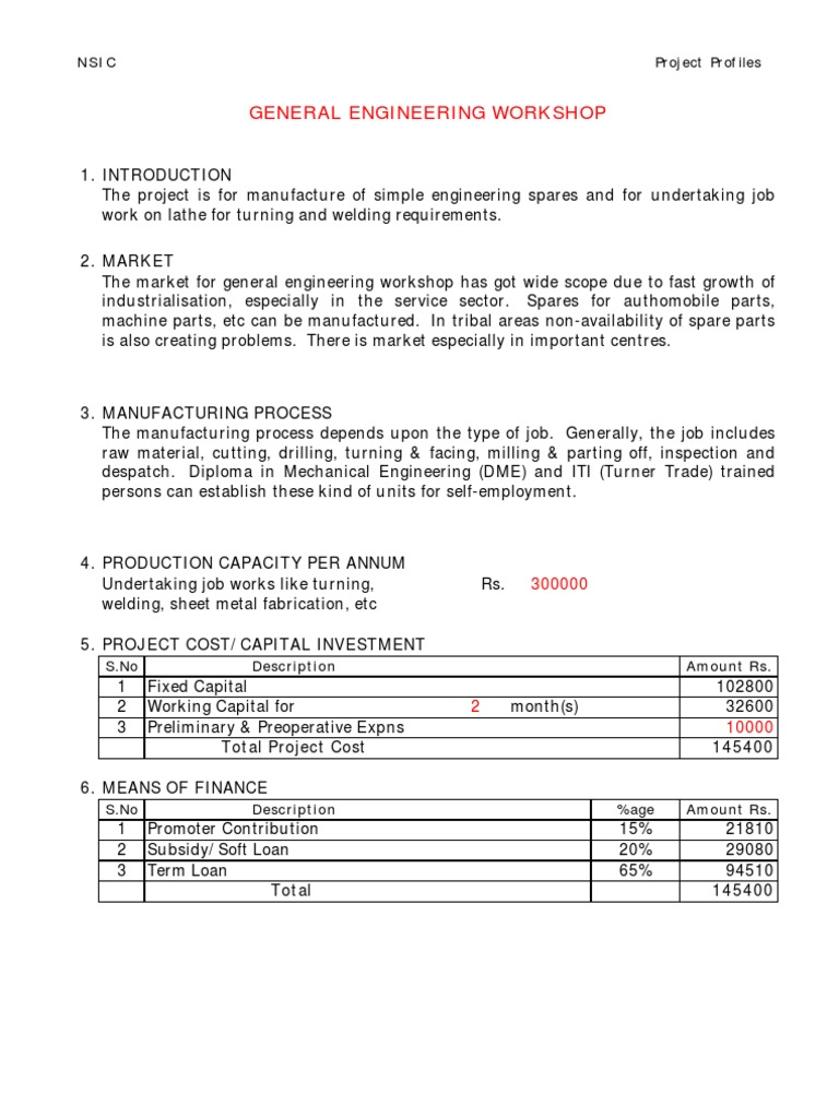 General Engineering Workshop 0 PDF | PDF