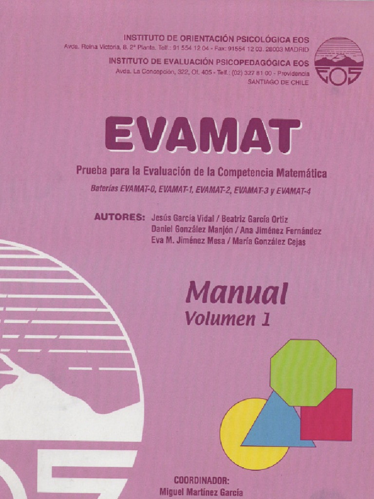 Manual Evamat Vol.1 | PDF Manual Evamat Vol.1 | PDF