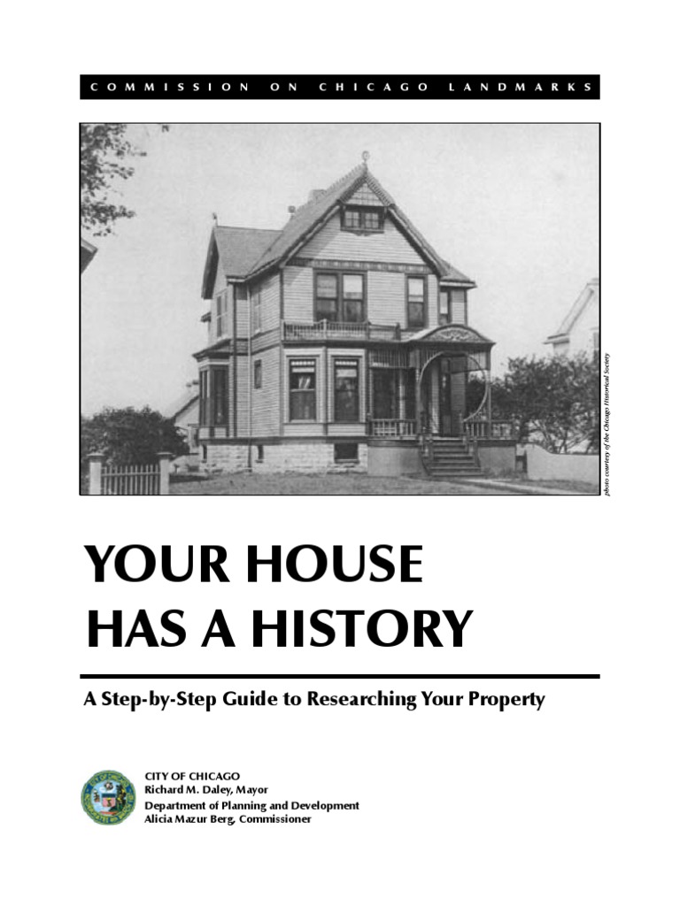 Your House Has A History: A Step-by-Step Guide To Researching Your ...
