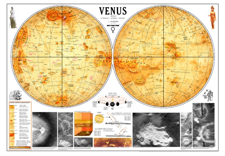 Map of Venus | PDF | Venus | Planets Of The Solar System