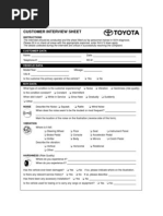 Pre-Alignment Inspection Checklist | PDF | Tire | Steering