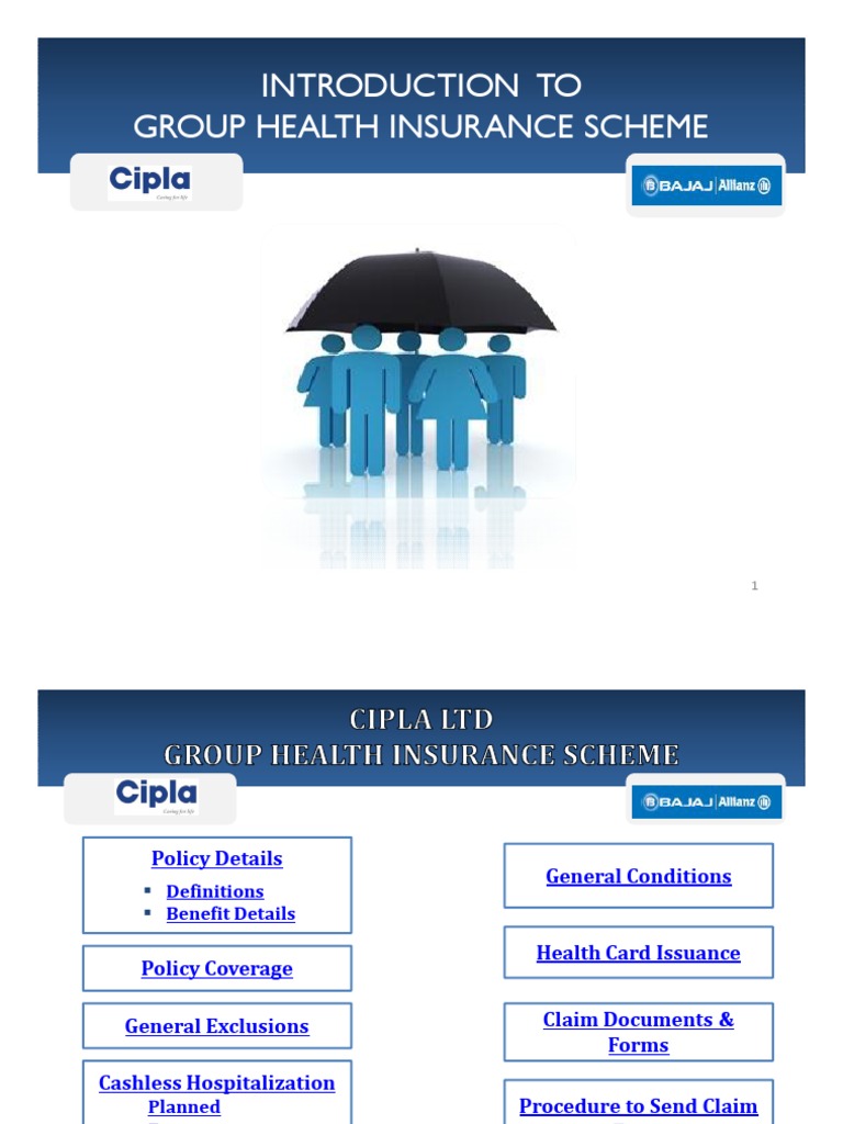 Group Mediclaim Policy CIPLA | PDF | Identity Document | Insurance