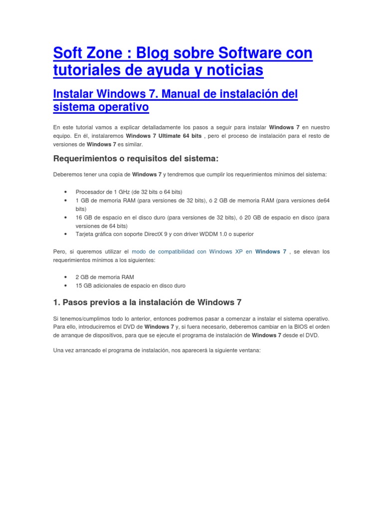 Seven Manual | PDF | Windows 7 | Microsoft Windows