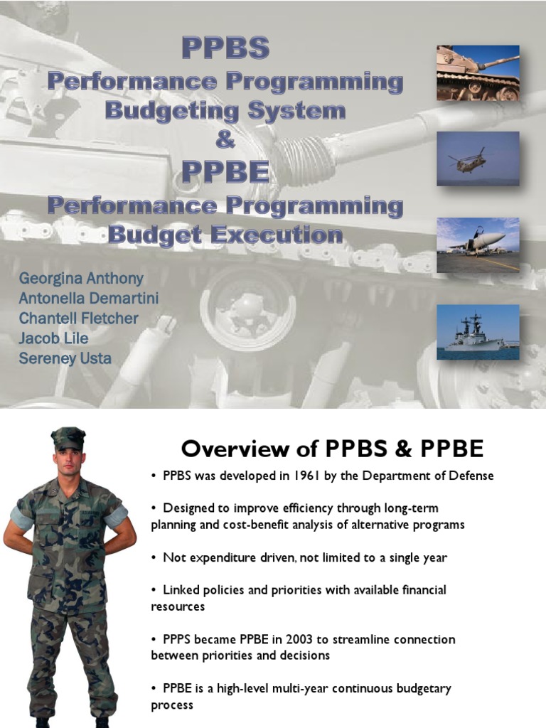 PPBE Presentation | PDF | United States Department Of Defense ...