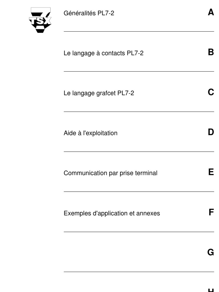 Langages Graphiques PL7 2 50 PDF | PDF | Programme informatique ...