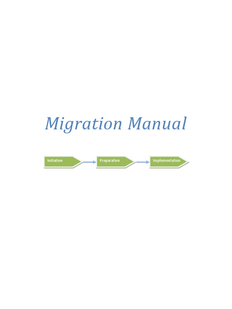 Migration Manual | PDF | Lag | Invoice