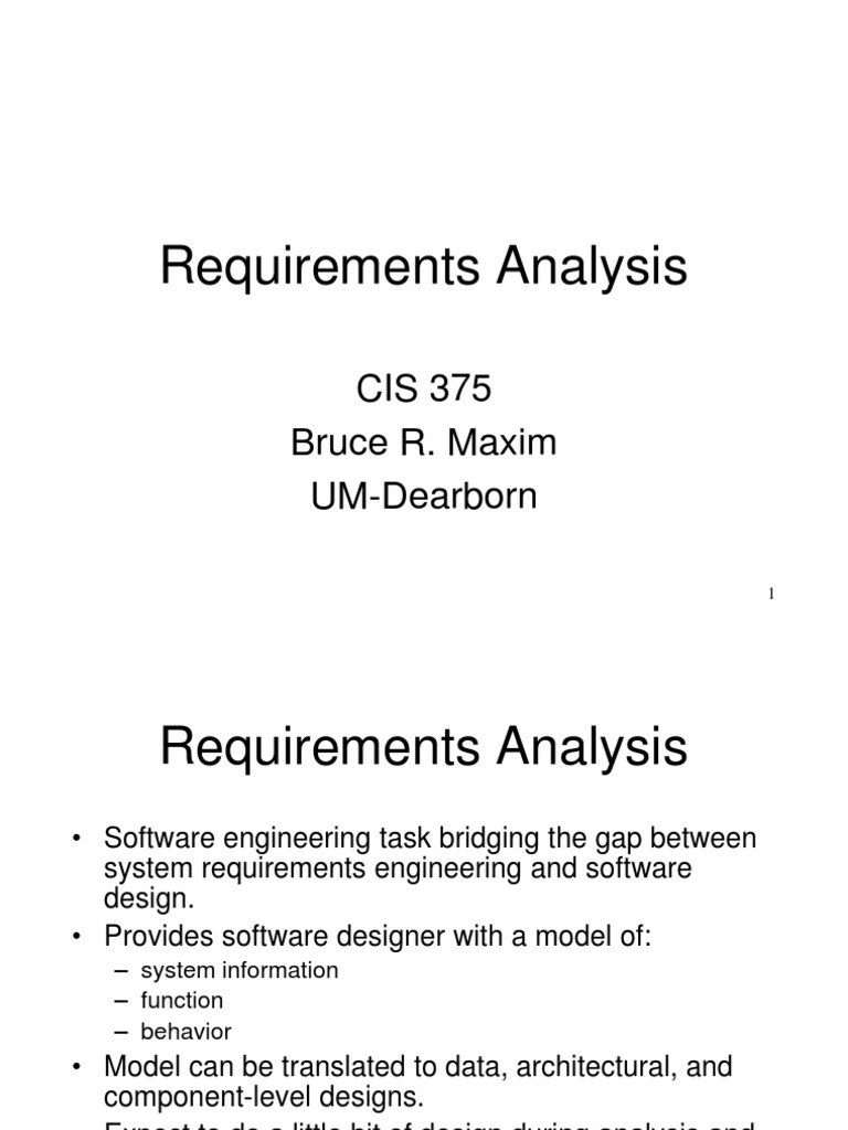 Requirement Analysis | PDF | Software Prototyping | Specification (Technical Standard)