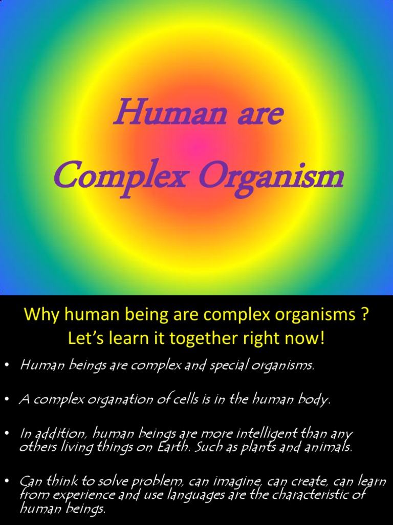 Human As Complex Organism | PDF | Human Body | Blood