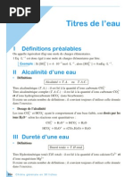 Balance ionique de l'eau en meq/L et °F | PDF | Ion | Éléments chimiques