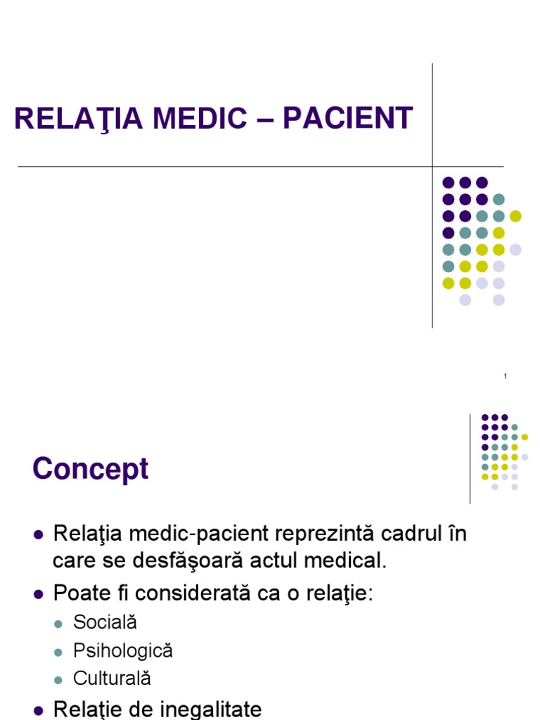 Relatia Medic - Pacient | PDF