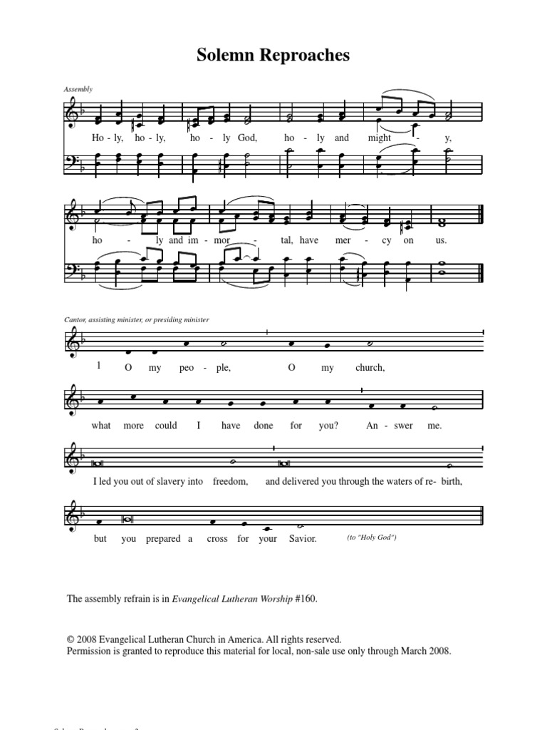 Good Friday Solemn Reproaches PDF | PDF | Religious Behaviour And ...