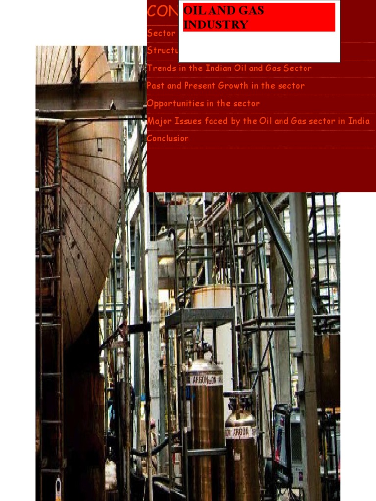Final Report On OIL and Gas INDUSTRY | PDF | Petroleum | Natural Gas