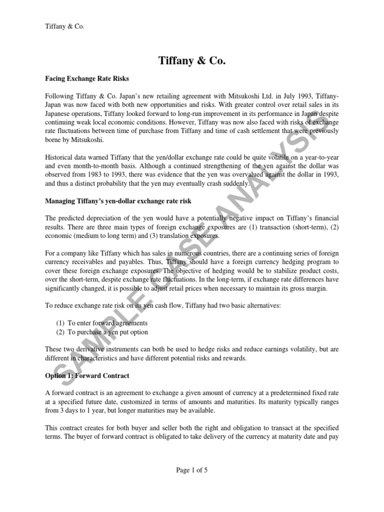 Case Write Up Sample 1 | PDF | Put Option | Option (Finance)