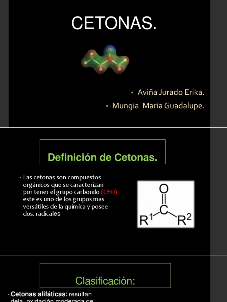 Definición y Propiedades de Cetonas | PDF | Cetona | Moléculas