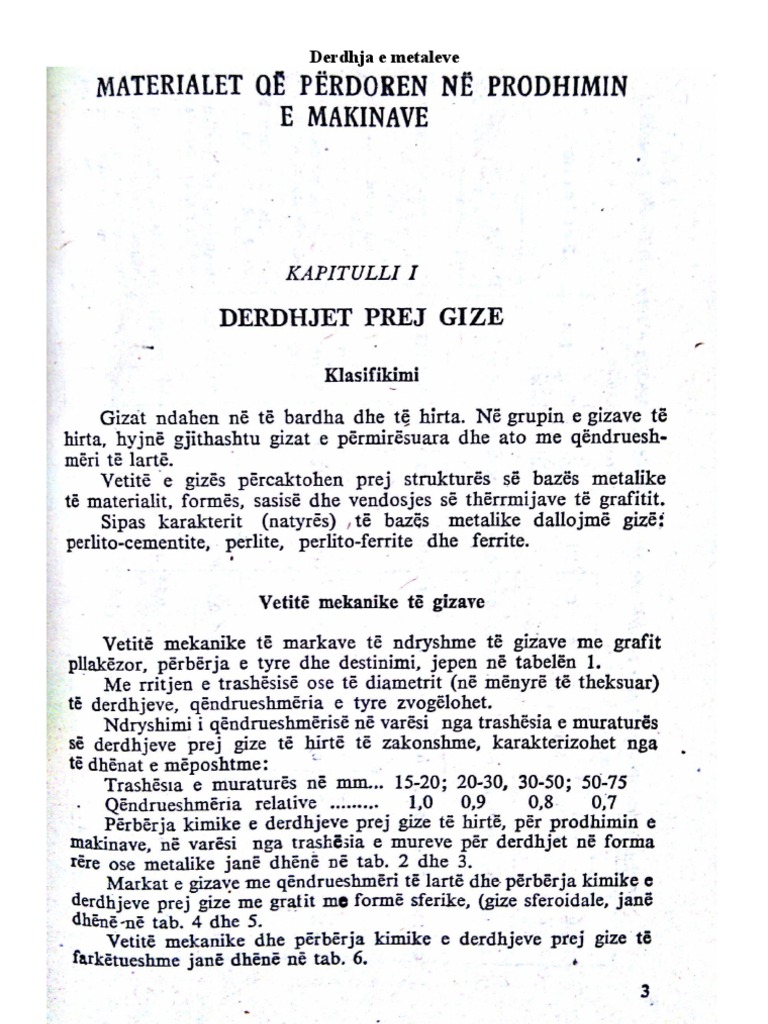 Derdhja e Metaleve | PDF