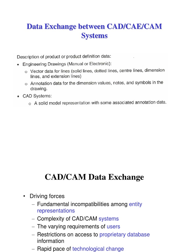 CAD Data Exchange | PDF | Computer Aided Design | Information Science