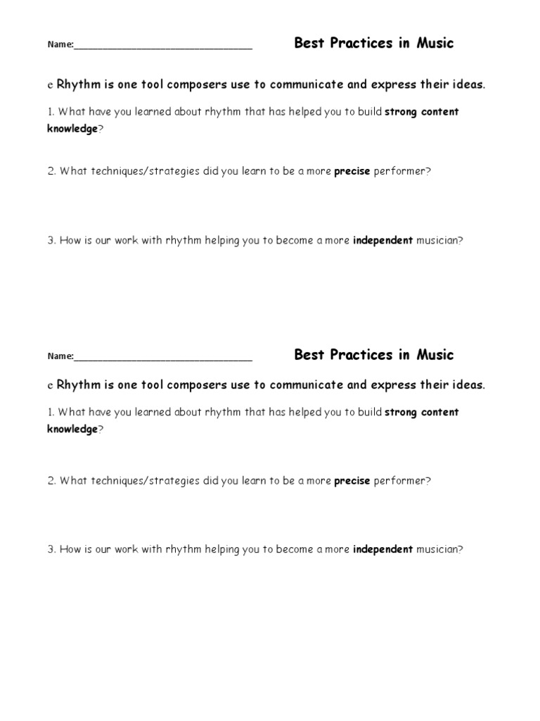 Mastering Rhythm in Music Performance | PDF