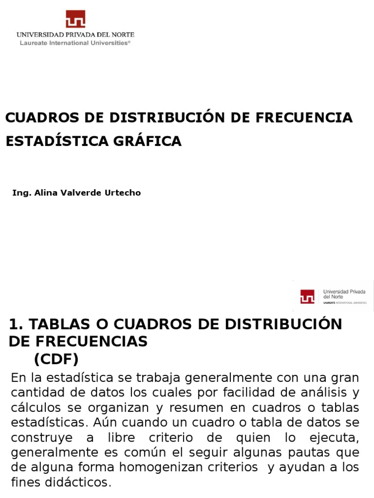Clase 2 - CDF y Estadística Gráfica | PDF | Estadísticas | Histograma