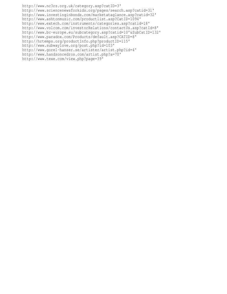 SQL Vulnerable Sites 11 | PDF