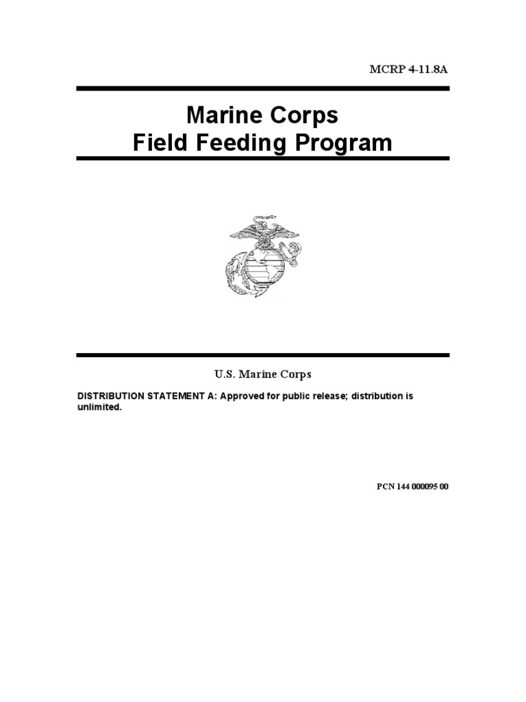 Marine Corps Field Feeding Program Guide | PDF | United States ...