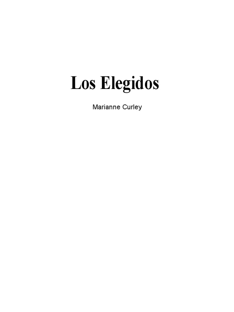 Libro I - Los Elegidos | PDF | Montañas | Clavo (anatomía)